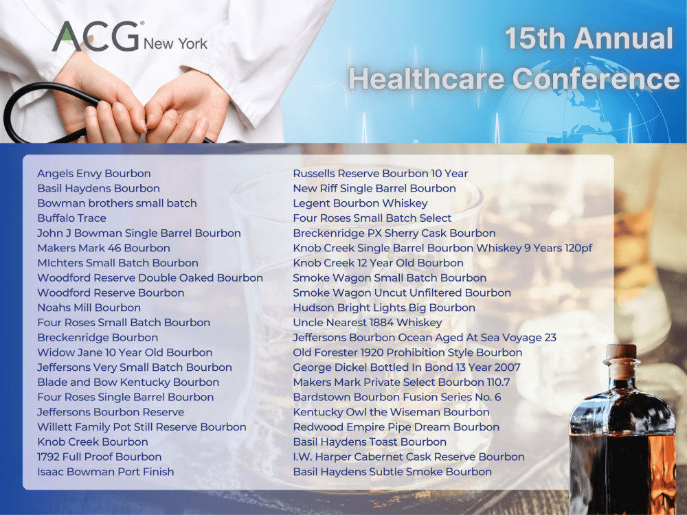 Bourbon Tasting | ACG New York